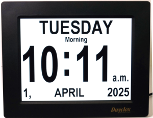 Digital Clock with Day and Date, Dayclox Digital Wall Clock - DayClox