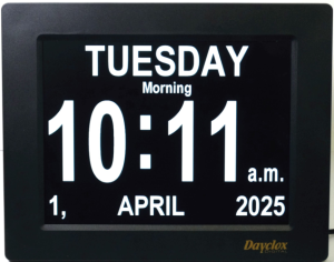 Digital Clock with Day and Date, Dayclox Digital Wall Clock - DayClox