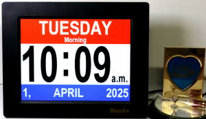 Digital Clock with Day and Date, Dayclox Digital Wall Clock - DayClox