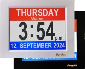 Digital Clock with Day and Date, Dayclox Digital Wall Clock - DayClox