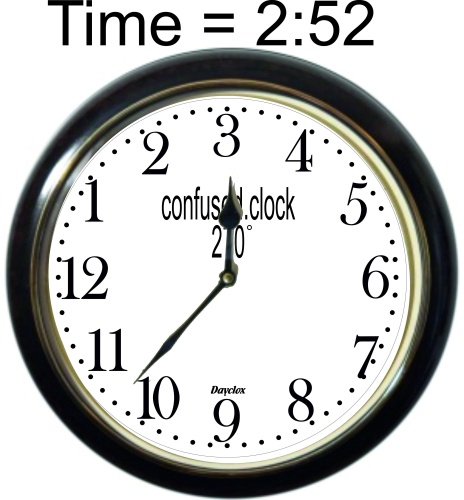 Kitchen Clock Black - DayClox